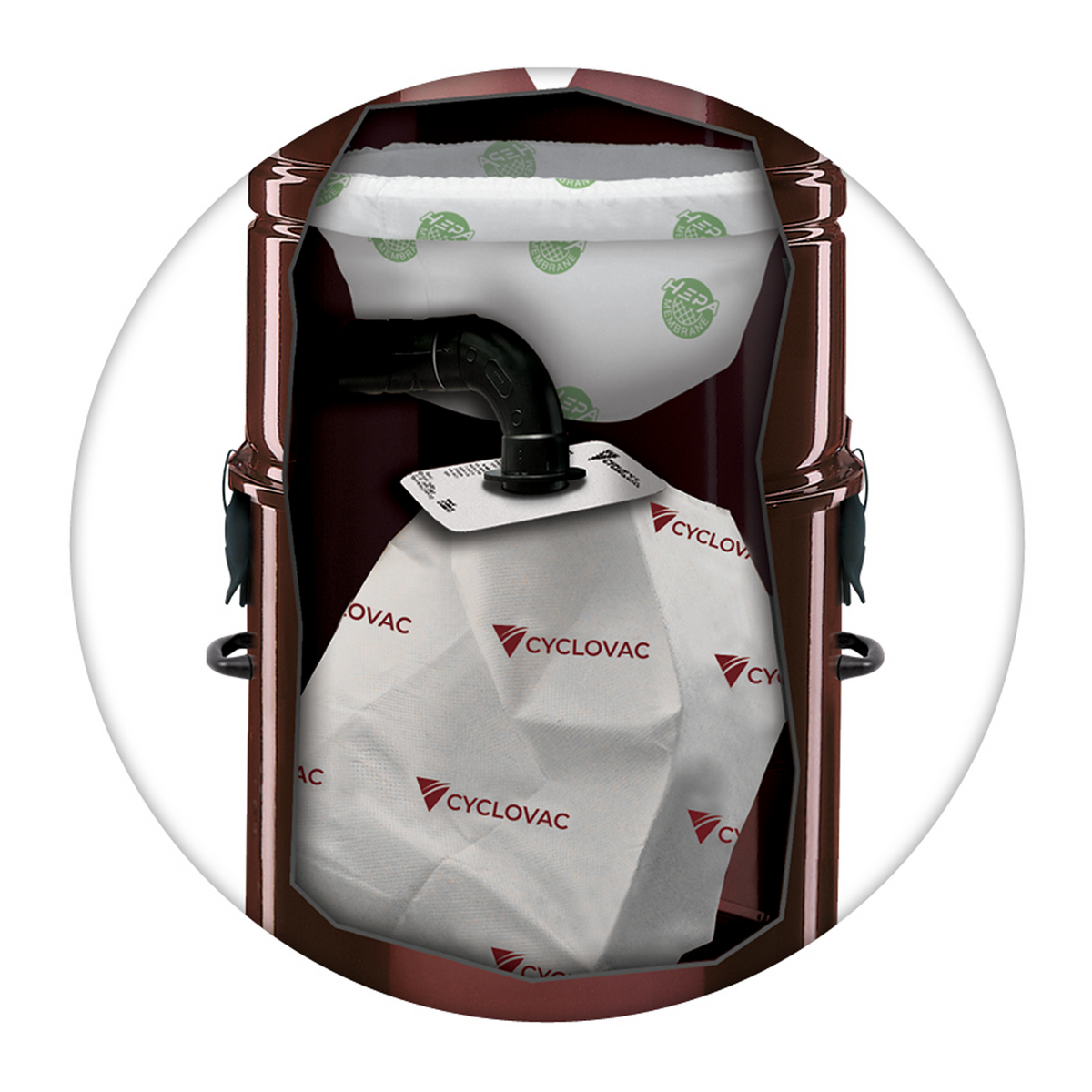 Cyclovac H625 Central Vacuum Canister - Vacuum Plus Canada