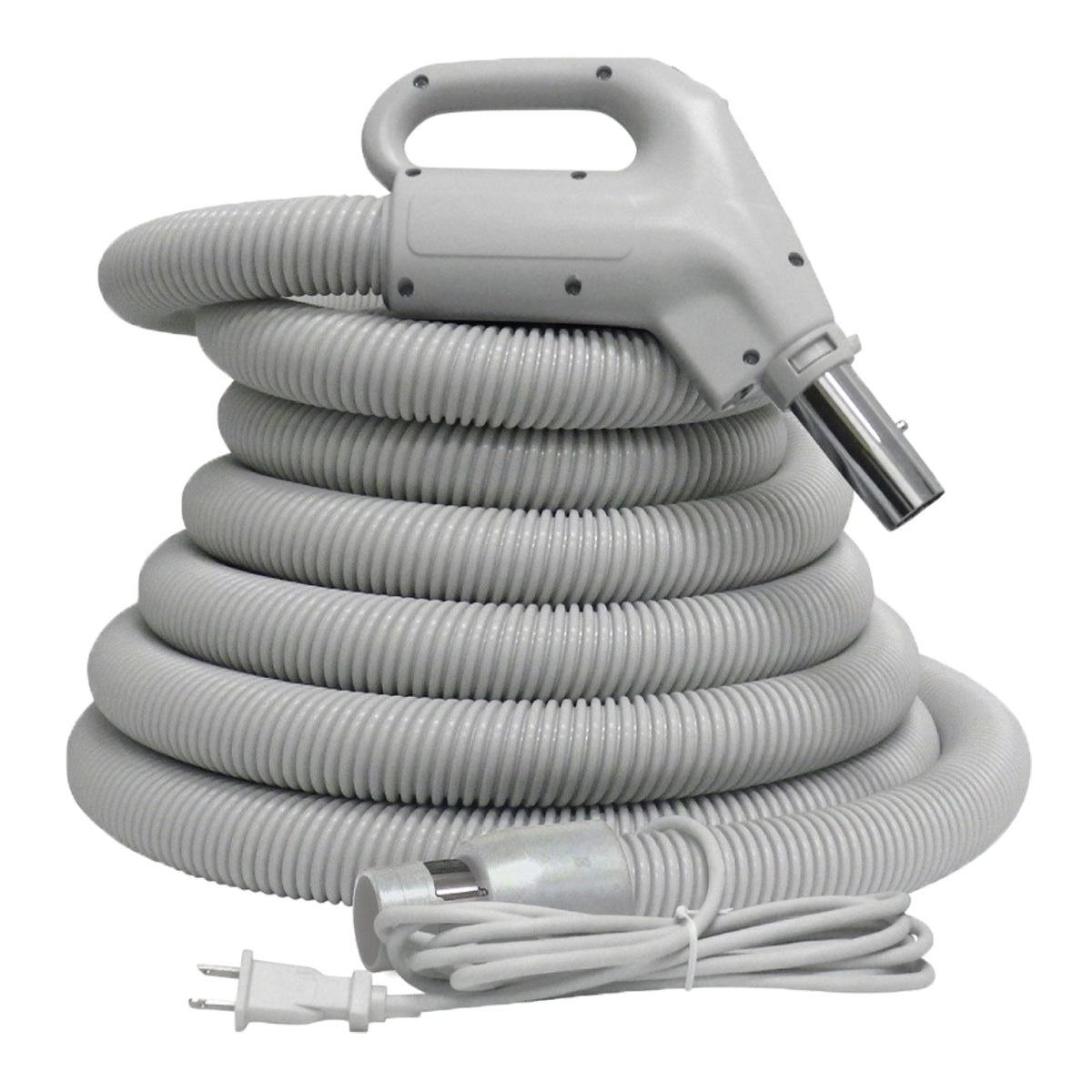 Central Vacuum 3-way Switch Electric Hose - Vacuum Plus Canada