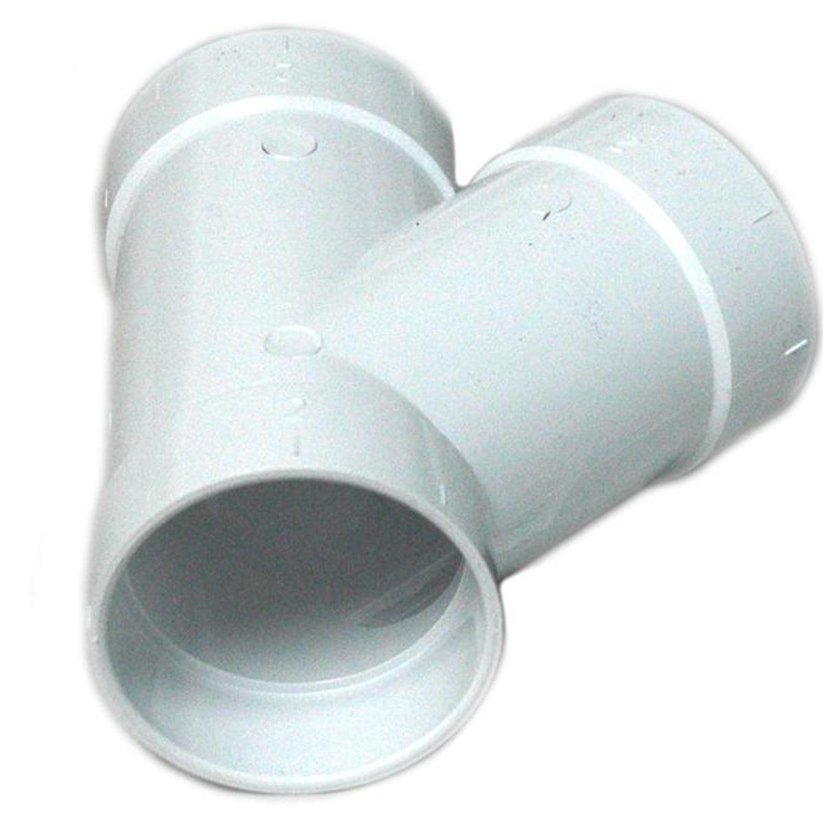 Central Vacuum 45 Degree Tee Y Fitting