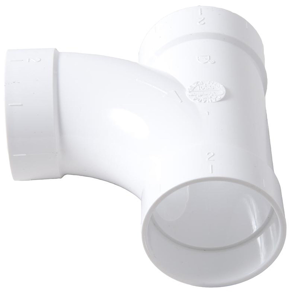 Central Vacuum 90 Degree Tee Y Fitting