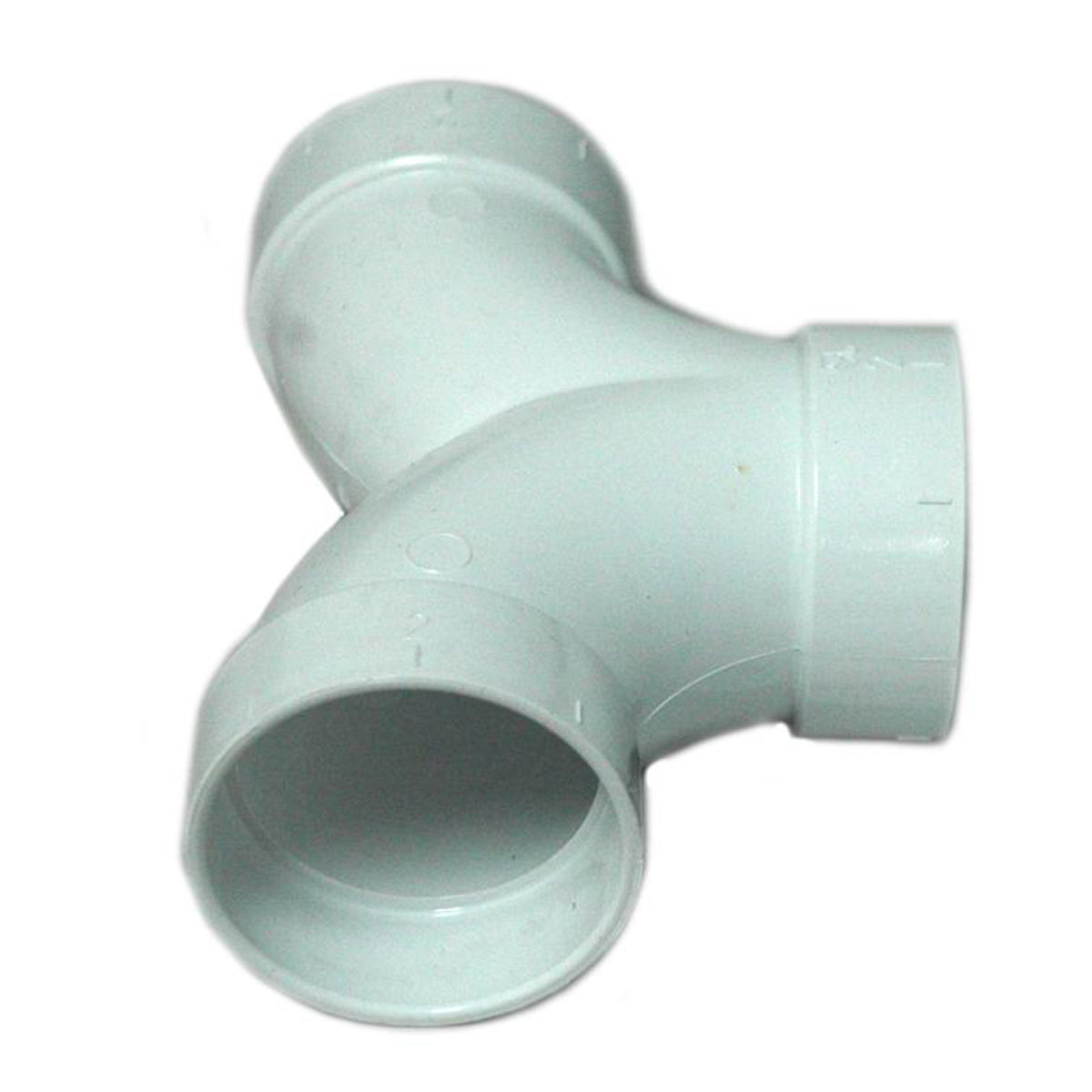 Central Vacuum Double 90 Degree Tee Fitting