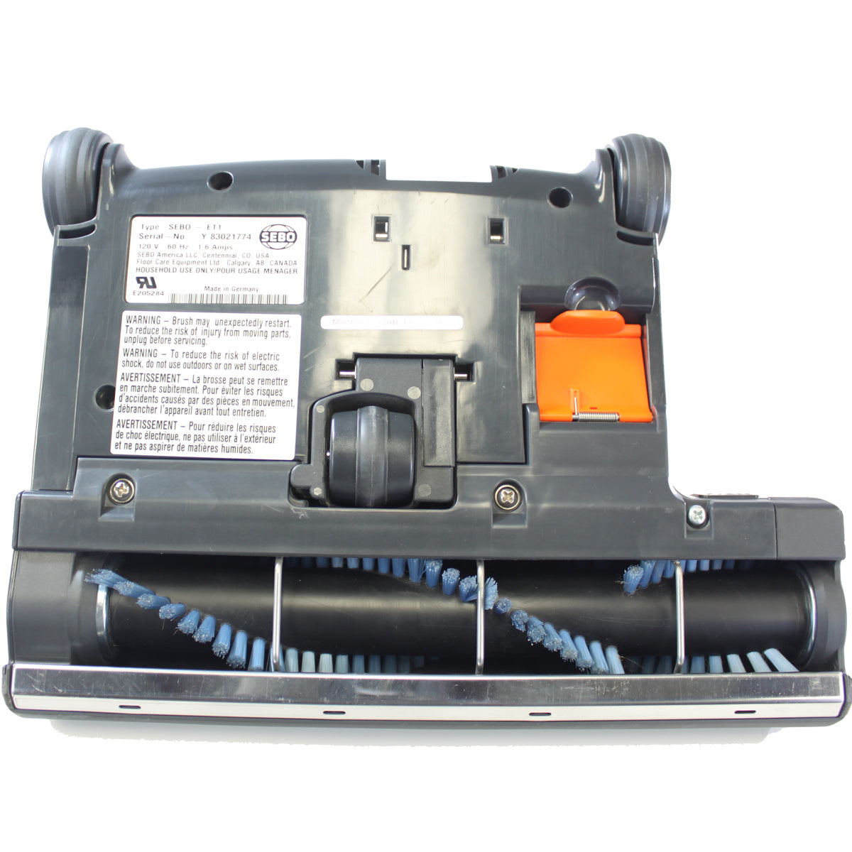 SEBO ET1 Powerhead with cord and fit all neck - Vacuum Plus Canada