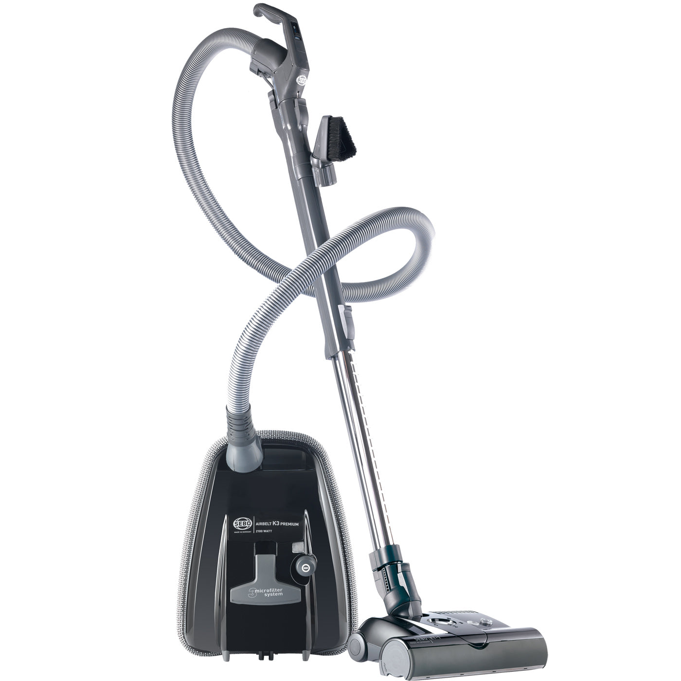 SEBO - K3 Premium Canister Vacuum in Onyx - Made in Germany