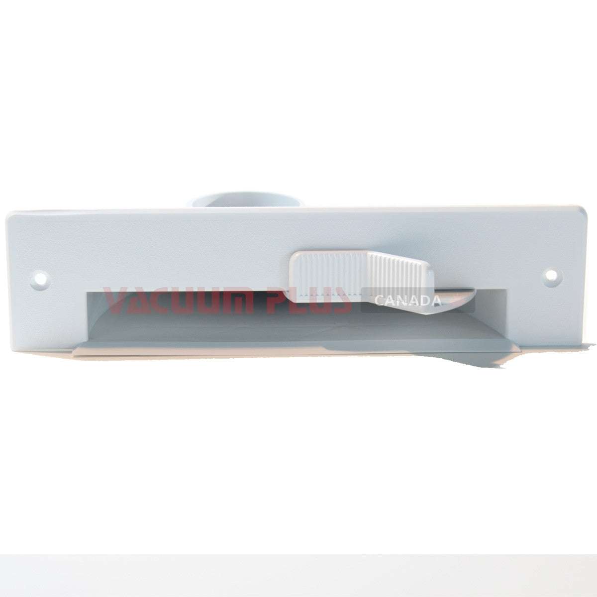 White Vac Pan Sweep Inlet - Vacuum Plus Canada